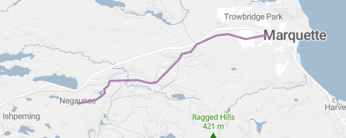 Iron Ore Heritage Trail Mountain Biking Trail - Ishpeming