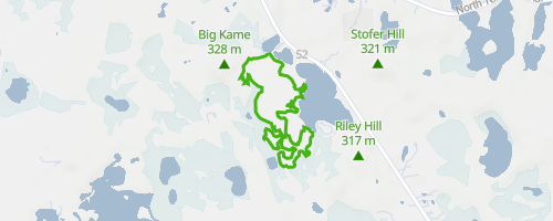 Green Lake Loop Mountain Biking Trail - Chelsea, Michigan