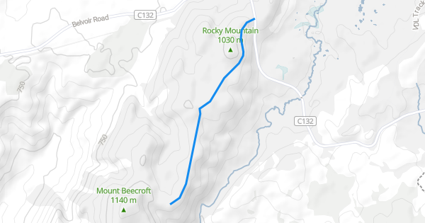 Rocky Mountain-Mount Beecroft-Four Ways Hiking Trail - Middlesex