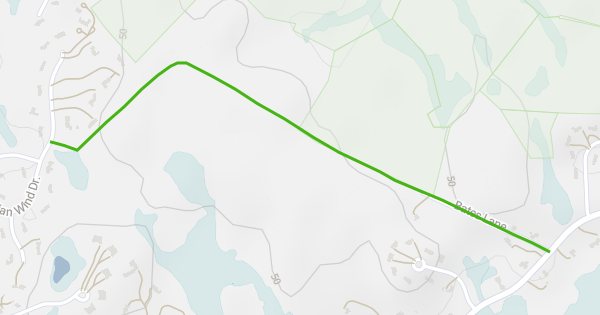 Bates Lane Trail Hiking Trail - Norwell, Massachusetts