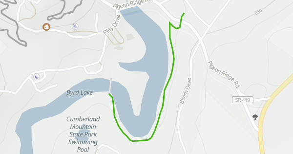 Byrd Lake Trail Mountain Biking Trail - Crossville