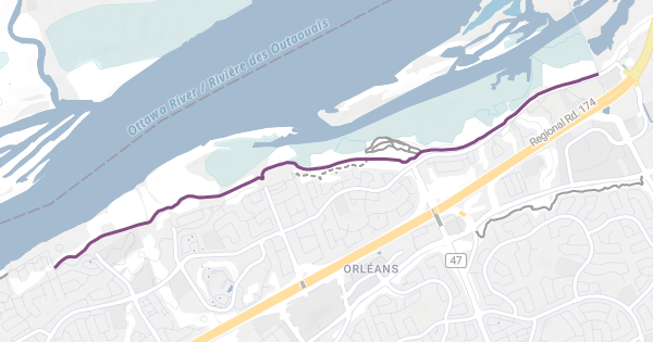 Ottawa River Pathway C Multi Trail - Cumberland, Ontario