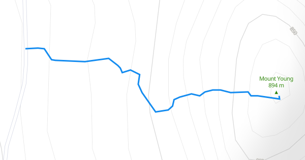 Mount Young Track Hiking Trail - | Trailforks