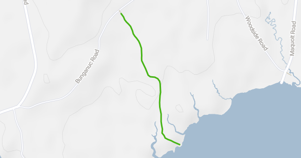 Maquoit Bay Lookout Trail Hiking Trail - Freeport, Maine