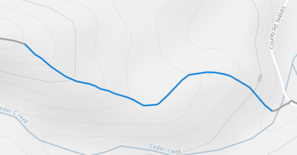 Water Bars Mountain Biking Trail - Muse, Oklahoma