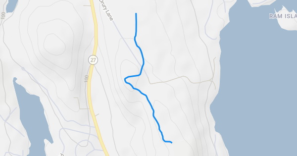 Quill Hill Trail Hiking Trail - Waterville, Maine