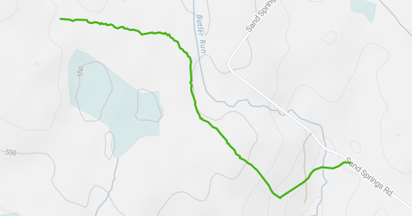 Butler Run Trail Hiking Trail - Moscow, Pennsylvania