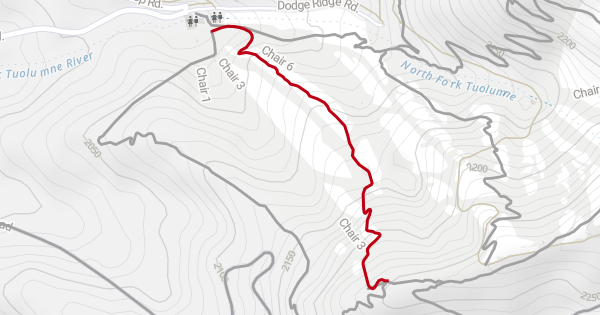 Tabula Rasa Mountain Biking Trail - Pinecrest, California
