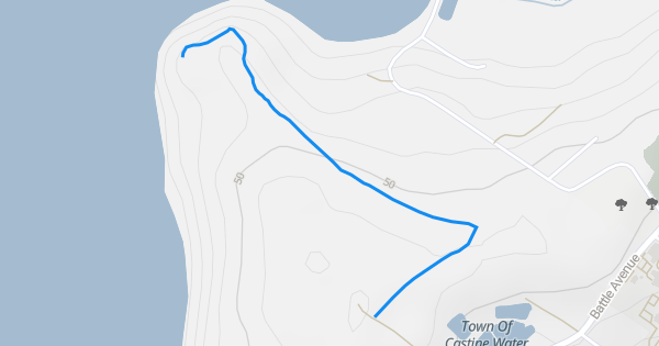 Blockhouse Point Track Hiking Trail - Castine, Maine