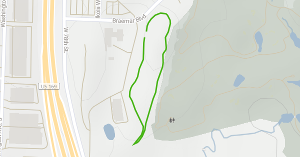 Southwest Green Loop Mountain Biking Trail - Edina