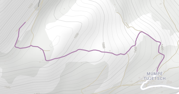 Via Prau Sura Multi Trail - Disentis Sedrun, Sedrun