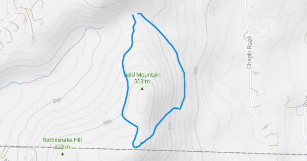 Bald Mountain Loop Trail Hiking Trail - Hampden, MA