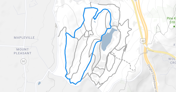 Big Red Trail (Red) Mountain Biking Trail - Boonsboro