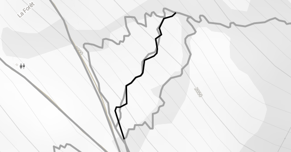 Piste Noire l Mountain Biking Trail - Anniviers