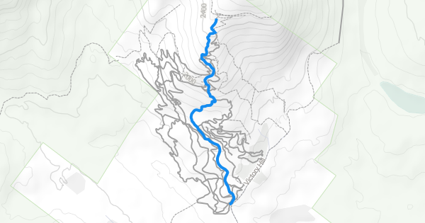 Middle Finger Mountain Biking Trail - Victory, Vermont