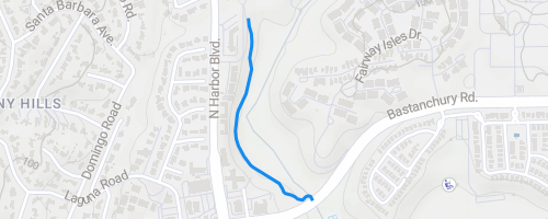 Brea Dam Trail Mountain Biking Trail - Brea, California