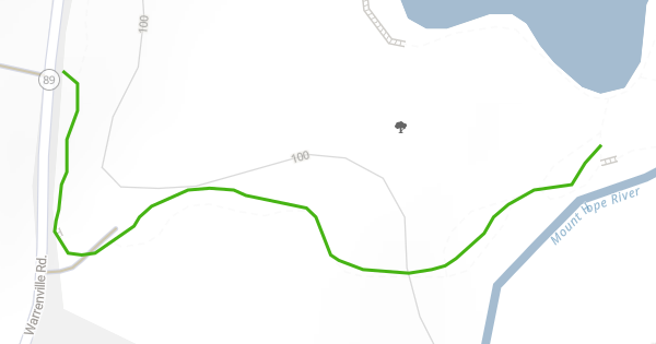 Mount Hope Park Trail Hiking Trail - Mansfield, CT