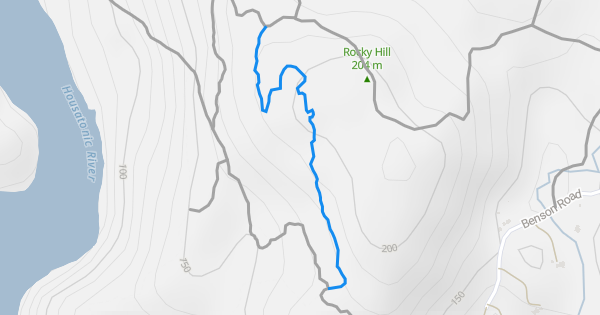 White Connector to Main Trail Hiking Trail - Bridgewater
