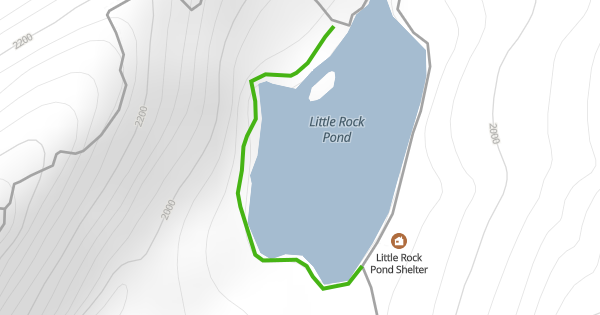 Little Rock Pond Loop Hiking Trail - Wallingford, VT