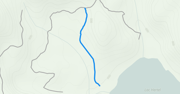 Sentier Rocky (bleu) Hiking Trail - McMasterville, Quebec