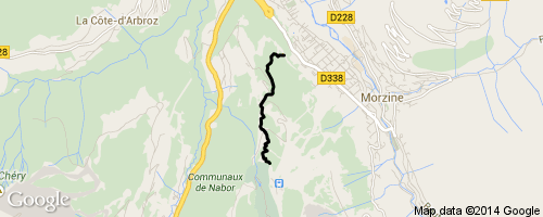 Noire de Morzine Mountain Biking Trail - Haute Savoie