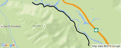 Rundle Riverside Mountain Biking Trail - Banff, AB