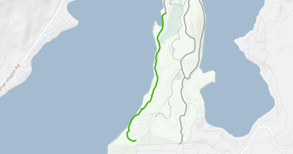 Huckleberry Bay Loop - Peninsula South Mountain Biking Trail - McCall
