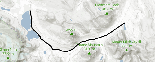 Tonquin Valley (winter route) Multi Trail - Jasper