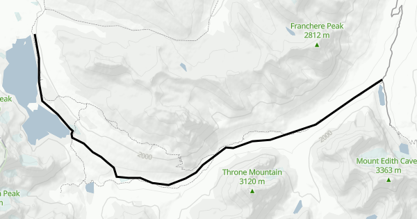 Tonquin Valley (winter route) Multi Trail - Jasper