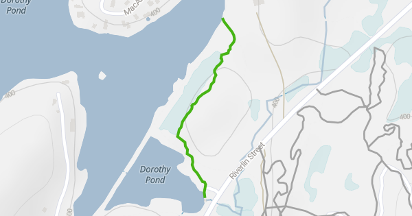 The Spillway Run Mountain Biking Trail - Millbury, MA