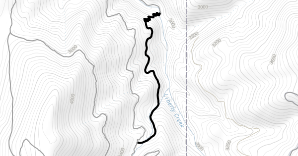 Liberty Lake Loop (Switchbacks and Falls) Mountain Biking Trail ...