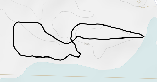 Figure 8 Loop Skiing Trail - Crane Lake, Minnesota