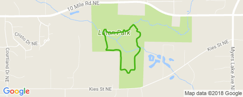 Luton Blue Loop Mountain Biking Trail - Rockford, MI