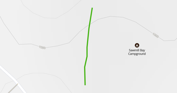 Campground Cut Across Skiing Trail - Denare Beach, SK