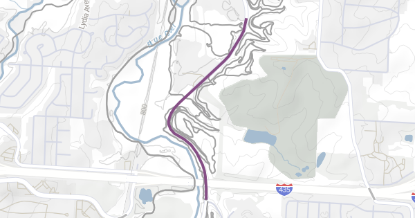 Blue River Road Mountain Biking Trail - Kansas City, MO
