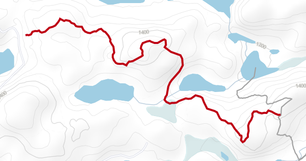 Six Lac Par Les Sommets Skiing Trail - Sainte-Adèle, QC