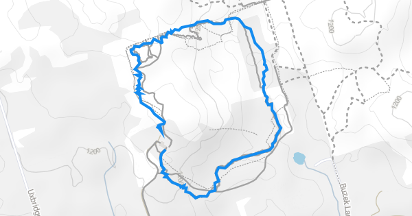 Trail Hub - Snowshoe long loop Snowshoeing Trail - Uxbridge