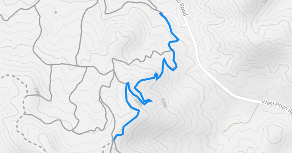 Rinconada Mountain Biking Trail - San Luis Obispo, CA