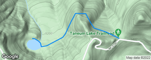 Taneum Lake Trail Mountain Biking Trail - Cle Elum