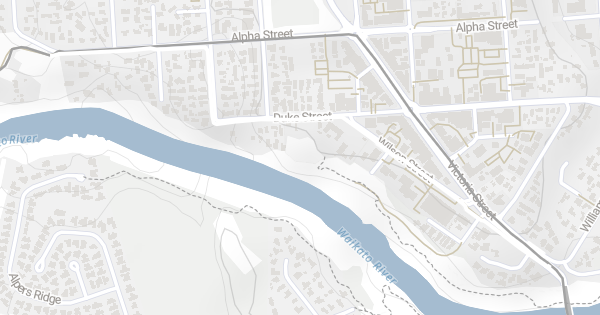 Te Awa Cycleway - Town Centre Section via Bryce/Duke Streets Multi Trail