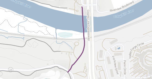 Sullivan's Bridge Trail Multi Trail - Malvern, PA