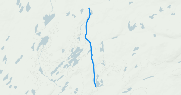 Retkeilyreitti IisakkiTupaHulkkiMaja Mountain Biking Trail - Nuorgam
