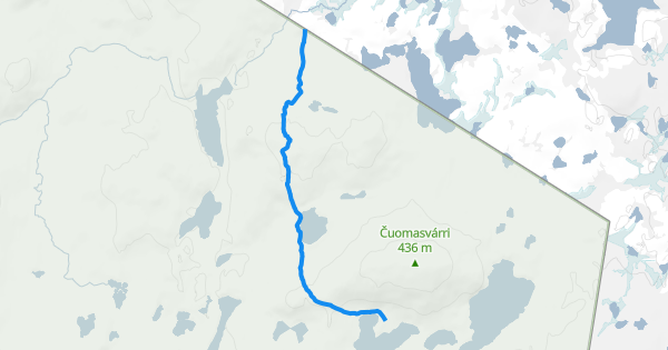 Retkeilyreitti TsuomasjärviPorokämppä Multi Trail - Nuorgam