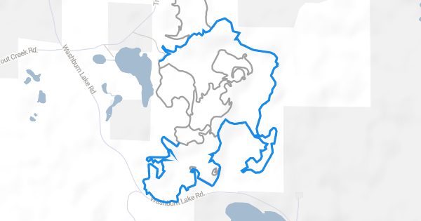 Washburn Lake Mountain Biking Trail - Woodboro, Wisconsin