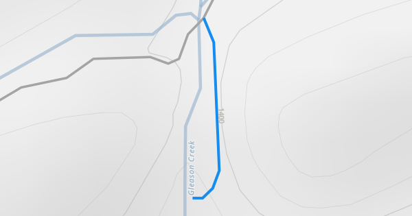 Gleason Falls Trail Hiking Trail - - Michigan