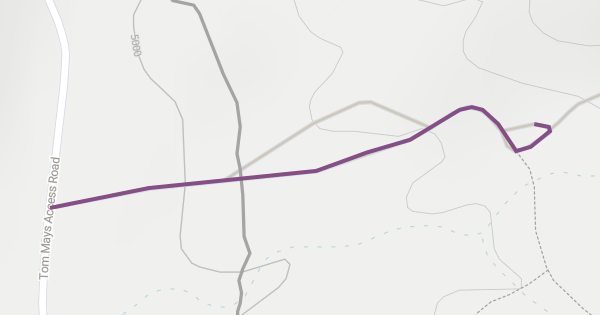 Aztec Cave Trailhead Access Road Multi Trail - El Paso
