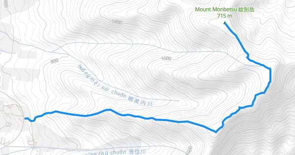 Monbetsu-dake Trail Hiking Trail - | Trailforks