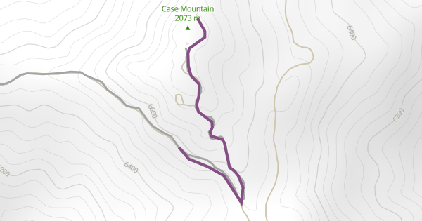 Case Mountain Station (Private Road) Mountain Biking Trail - Three ...