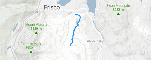 Gifford Pinchot Mountain Biking Trail - Frisco, CO