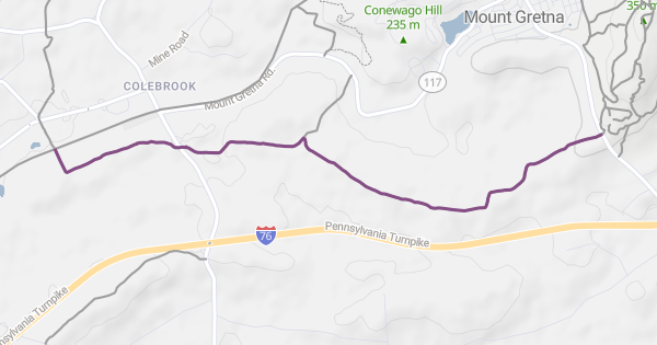 General Biddle Horseshoe trail Multi Trail - Mt. Gretna